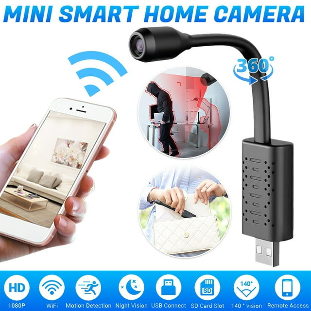 USB Plug Mini WiFi Wireless Camera - Kepeak Security Cameras Small 108 ...